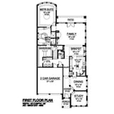 015-1301: Luxury Narrow lot 3 Bed, 4 Bath Luxury Home Plan, 3851 Sq Ft ...