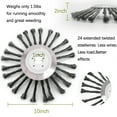 TCBWFY 10inch Steel Wire Trimmer Blade, Weed Eater Attachment for ...