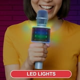 Core Innovations Bluetooth Karaoke Microphone with LED Lights, HD ...
