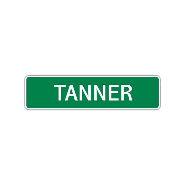 Tanner Boys Children Name Wall Plaque Decoration Letter Printed Label ...