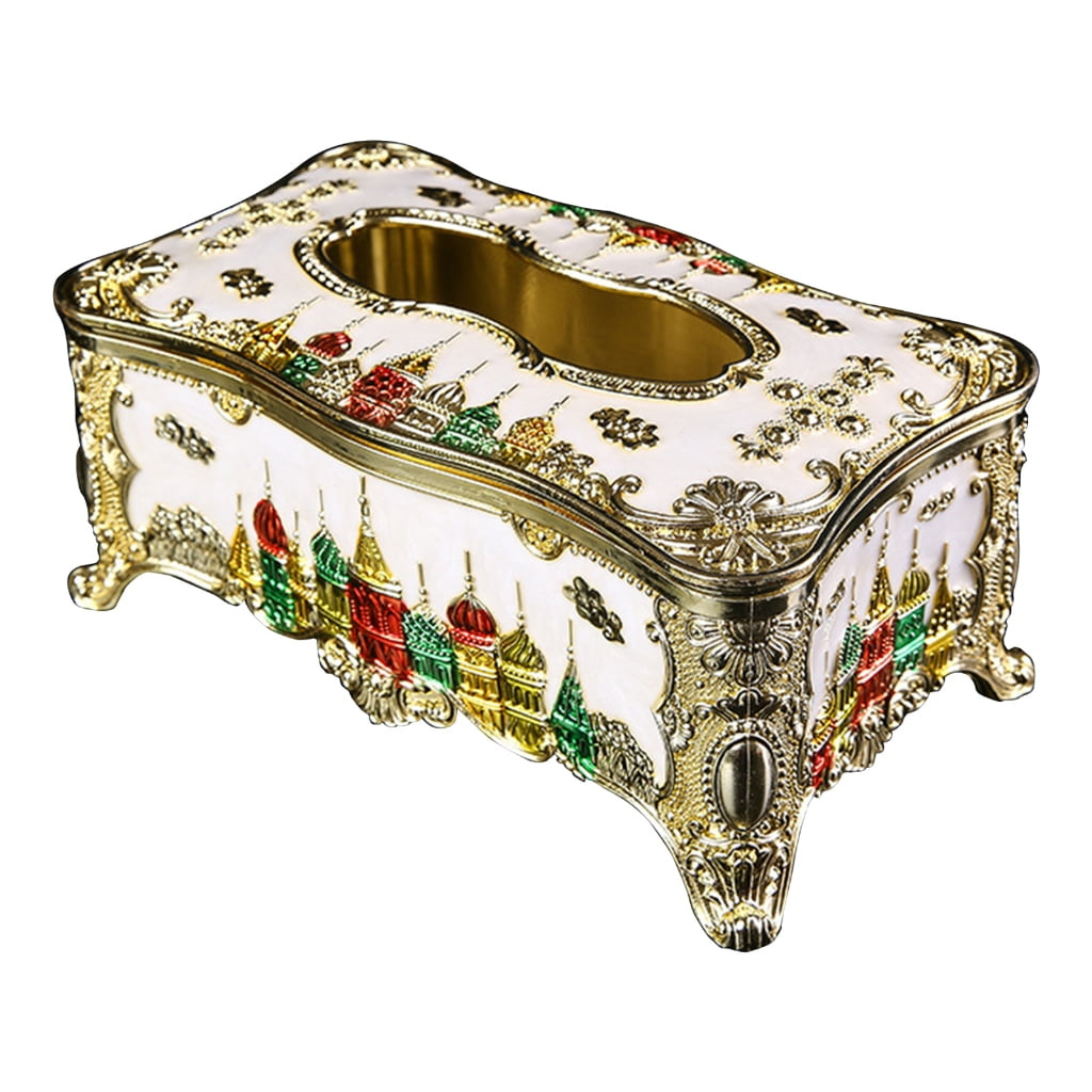 Functional tissue box Luxurious Castle-Tissue Box Elegant Tissue ...