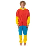 The Simpsons Hooded Union Suit - Men's Bart Simpson One Piece Character ...