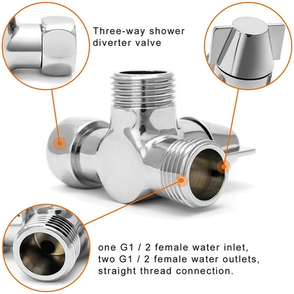 Dual Shower Head Diverter