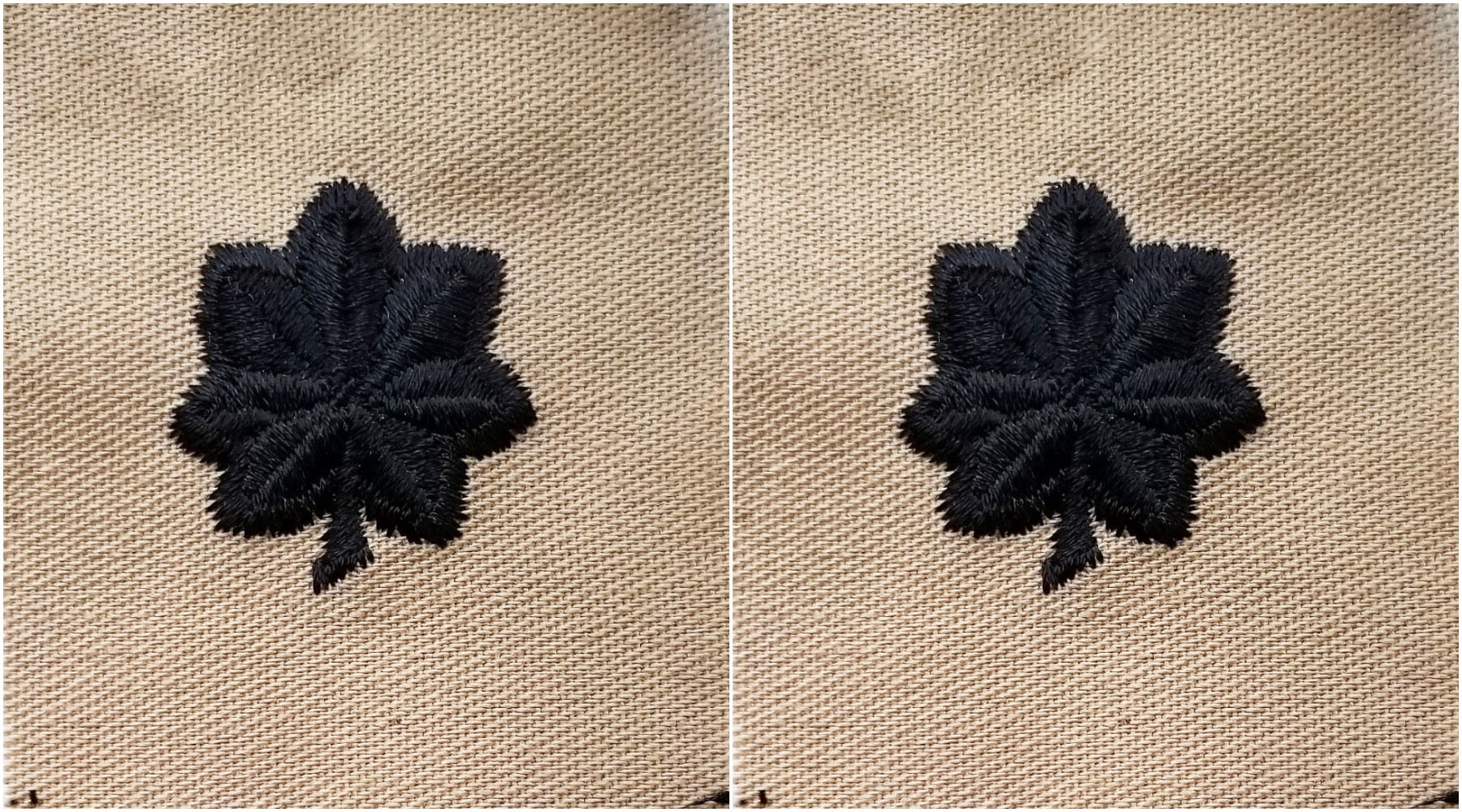 US Army Desert Tan Lieutenant Colonel Rank Sew-On Patches - Pair ...