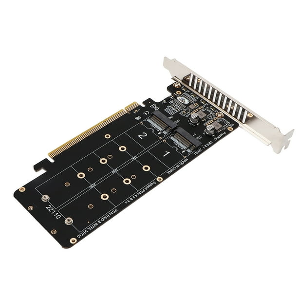 Tarjeta de expansión de matriz RAID, adaptador PCIE X16 a M.2 PCIE MKEY ...