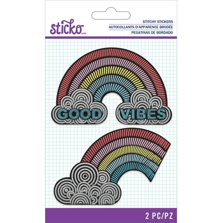 Sticko Stitchy Stickers-Rainbow - Walmart.ca