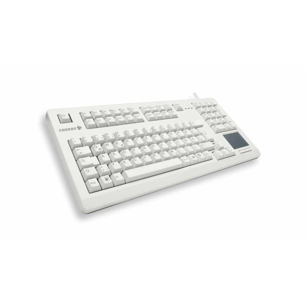 Cherry 16″ PS2 keyboard with Touchpad, Light Grey - Walmart.com ...