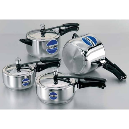 Hawkins Stainless Steel 5.0 Litre Pressure Cooker - Walmart.com ...