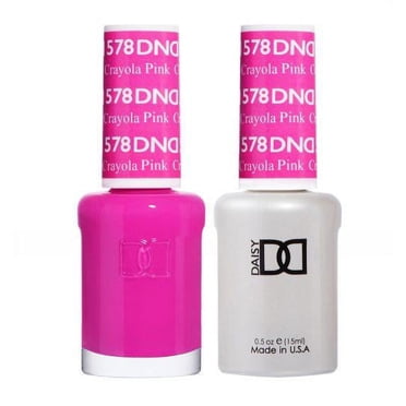 Neon Pink #005 & Matching Polish Set - DND Gel & Lacquer - Walmart.com