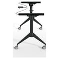Lorell Training Table Base - Black Folding Base - 2 Legs - 29.50 ...