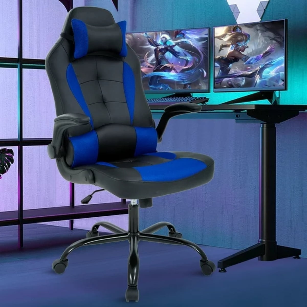 Click here for Niamvelo Leather Gaming Chair Ergonomic Video Game... prices