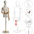 Bonnlo Dress Form with Head and Posable Wood Arms, Height Adjustable ...