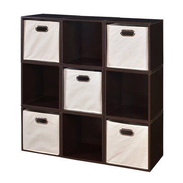 Niche Cubo Storage Set- 4 Full Cubes/2 Half Cubes with Foldable Storage ...