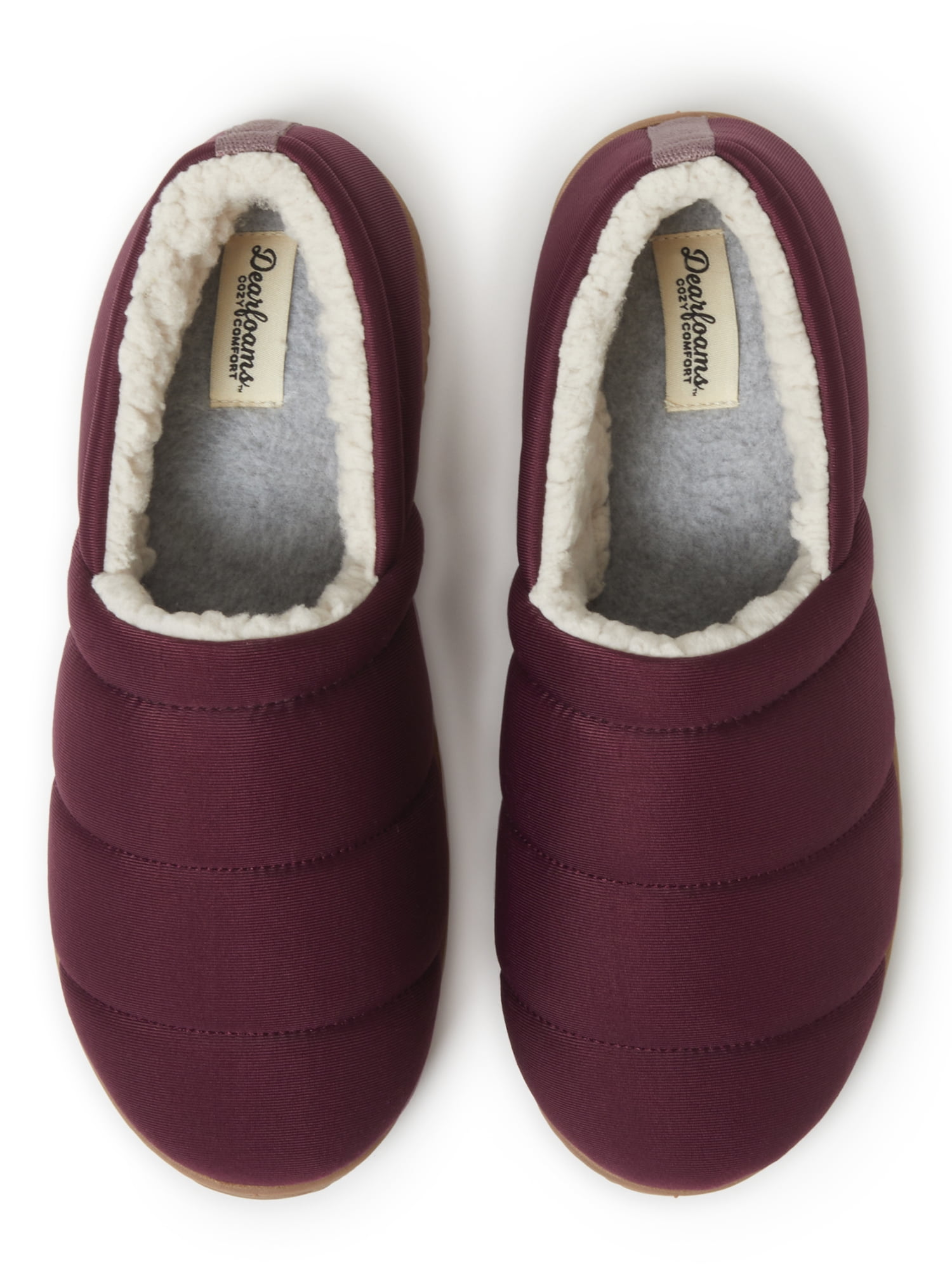 Dearfoams Cozy Comfort Women's Spandex Closed Back Slippers - Walmart.com