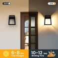 2pcs Solar Wall Light - Waterproof Outdoor Lighting for Yard Entrances ...
