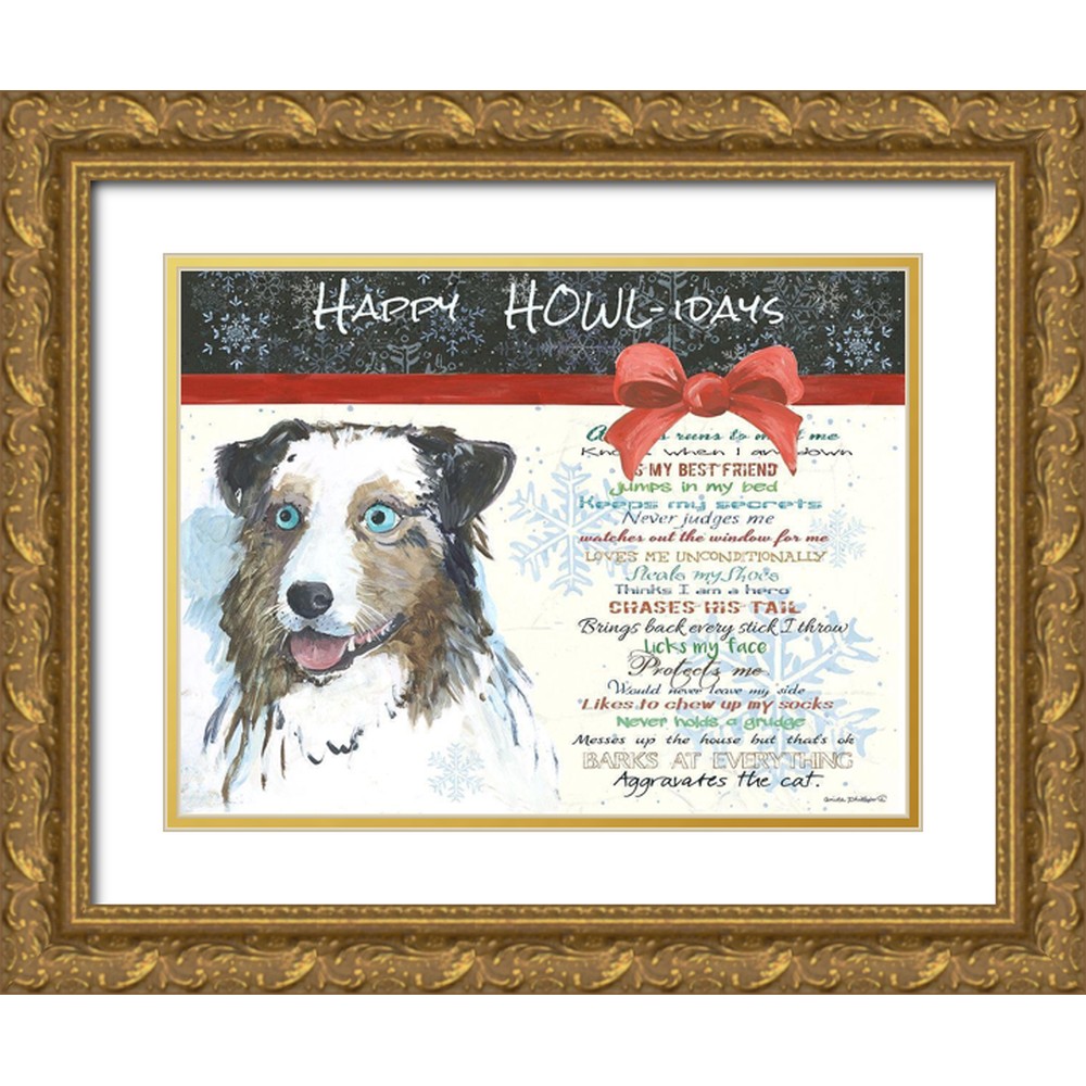 Phillips, Anita 18x15 Gold Ornate Wood Framed with Double Matting ...