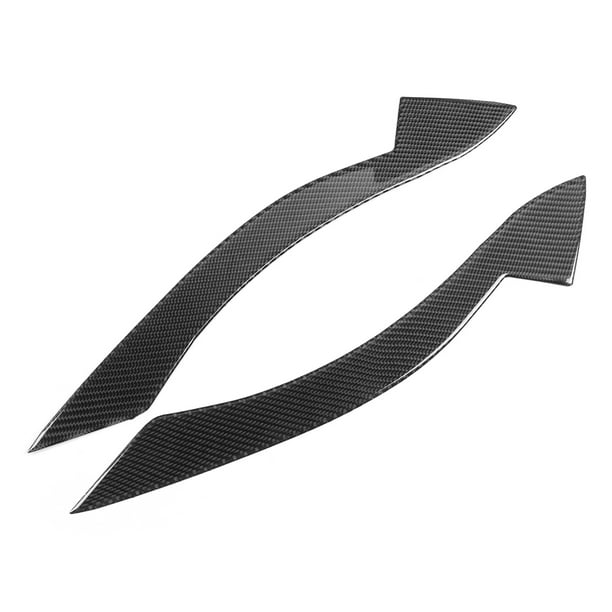Headlight Eyebrow Trim,Pair Carbon Fiber Headlight Headlight Eyelids ...