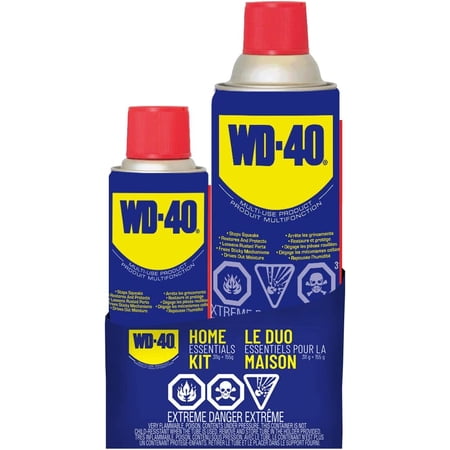 WD-40 Original Multi-Use Product Home Essentials Kit Includes 2 cans ...