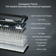 COSTOM Mechanical Keyboard,75% Gaming Keyboards Rgb Custom Keyboard ...