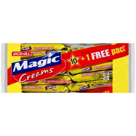 Jack 'n Jill Magic Creams Butter Flavored Cream Cracker Sandwiches, 10. ...