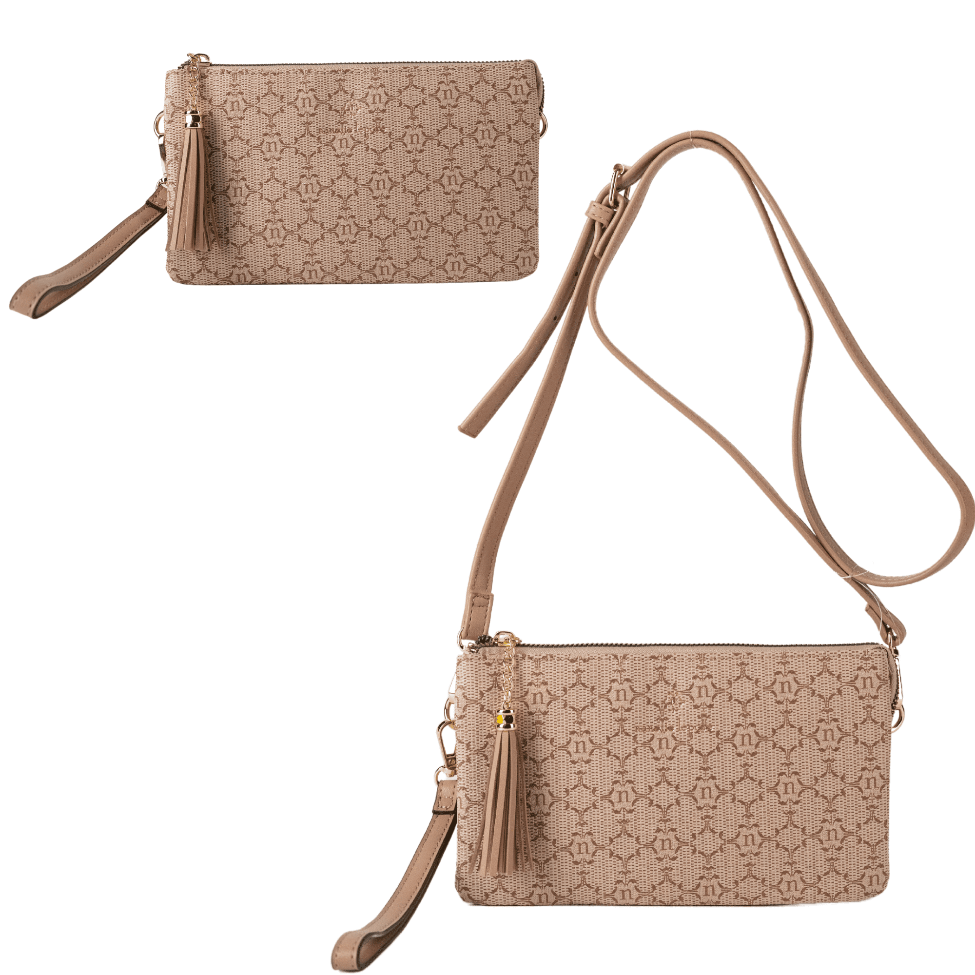 Nanette Lepore Women Crossbody Purse Faux Leather Handbag with ...