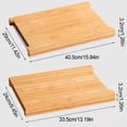 Wood Cutting Board with Slide Out Trays, 2026 New Wooden Butcher Block ...