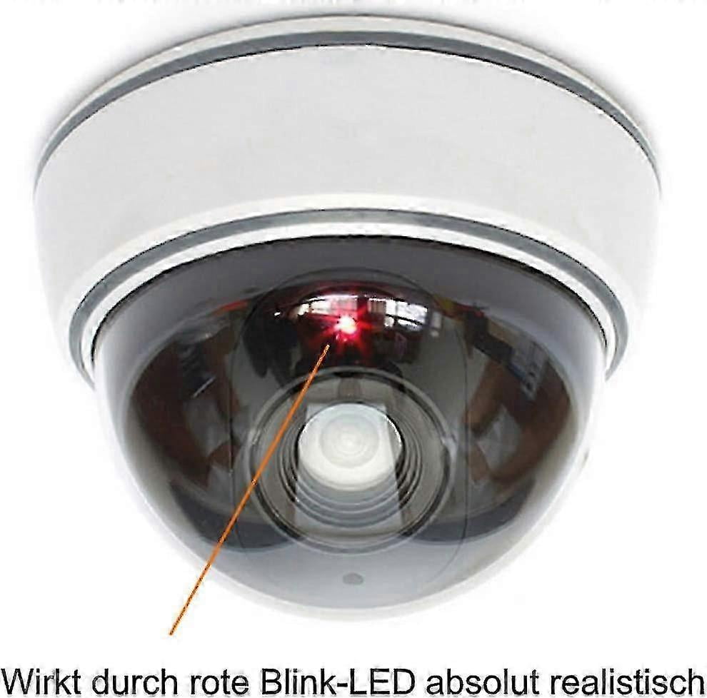 Dummy Dummy Camera With Lens,cctv,with Red Led Light,very Realistic ...