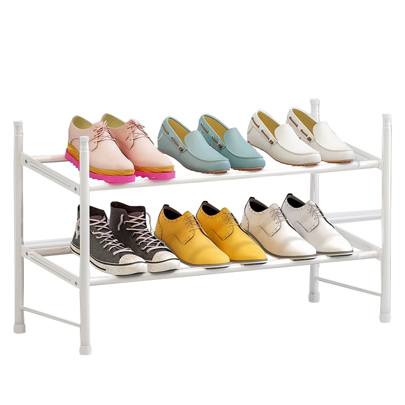 Shoe Rack, Free Standing Expandable Adjustable Shoes Organizer ...
