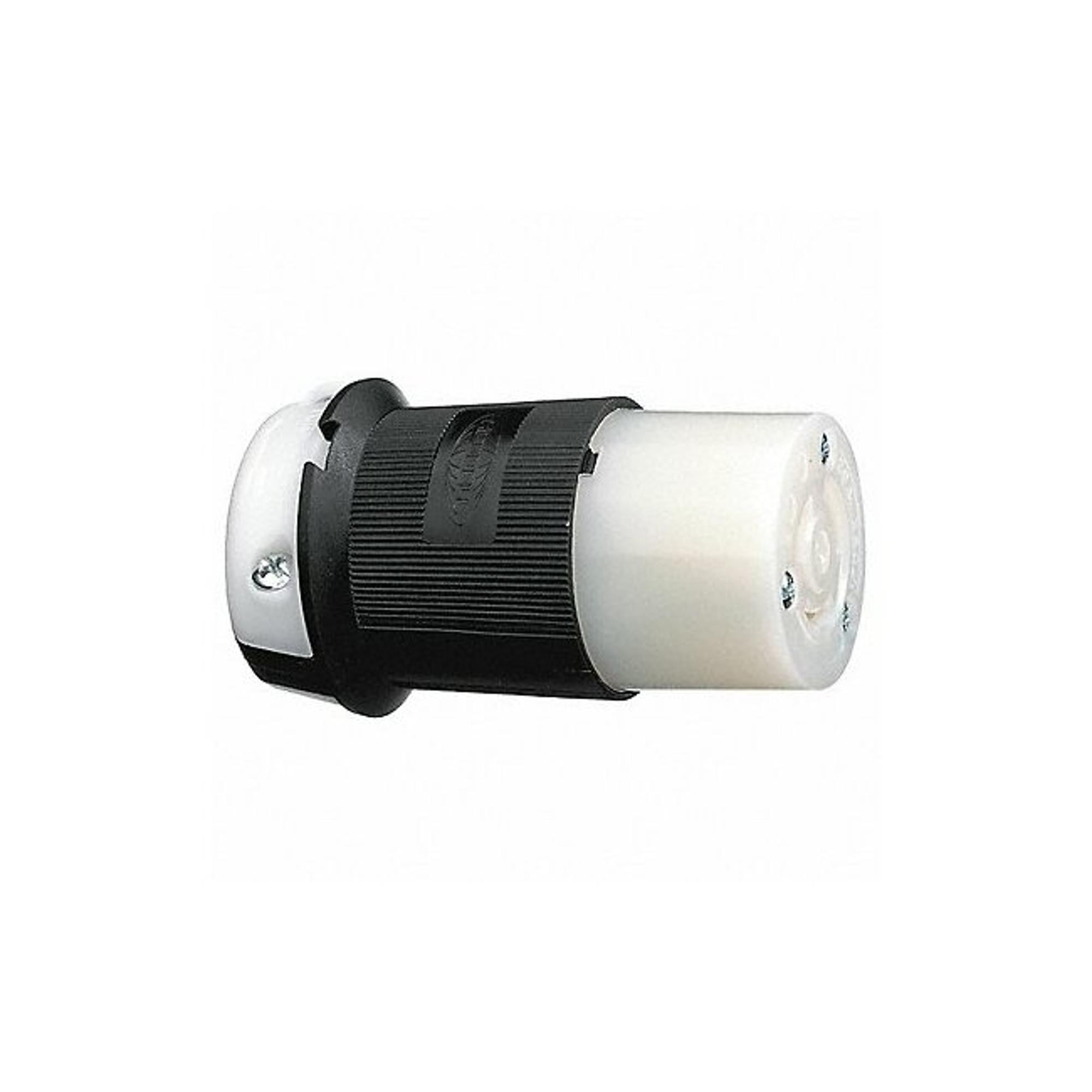 Hubbell Connector,250VAC,30A,2P,3W HBL3333GC - Walmart.com