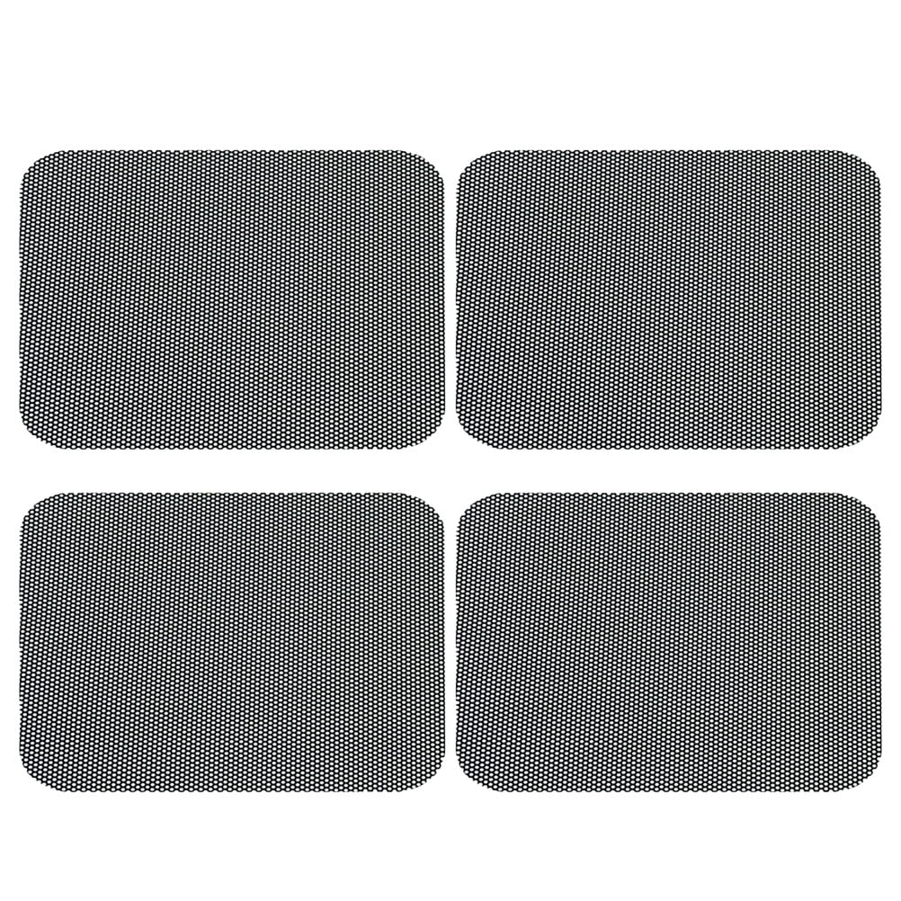 2 Sets of Car Side Window Sunshade Sticker Adhesive Black Film Stickers ...
