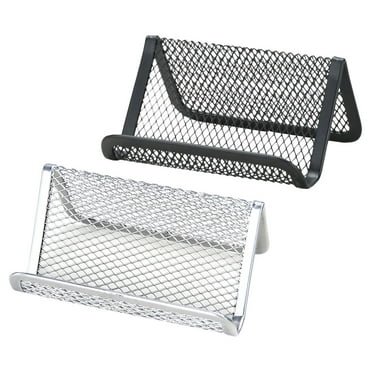 Officemate Business Card Holder Rack, 4-Tier, Clear (23015) - Walmart.com