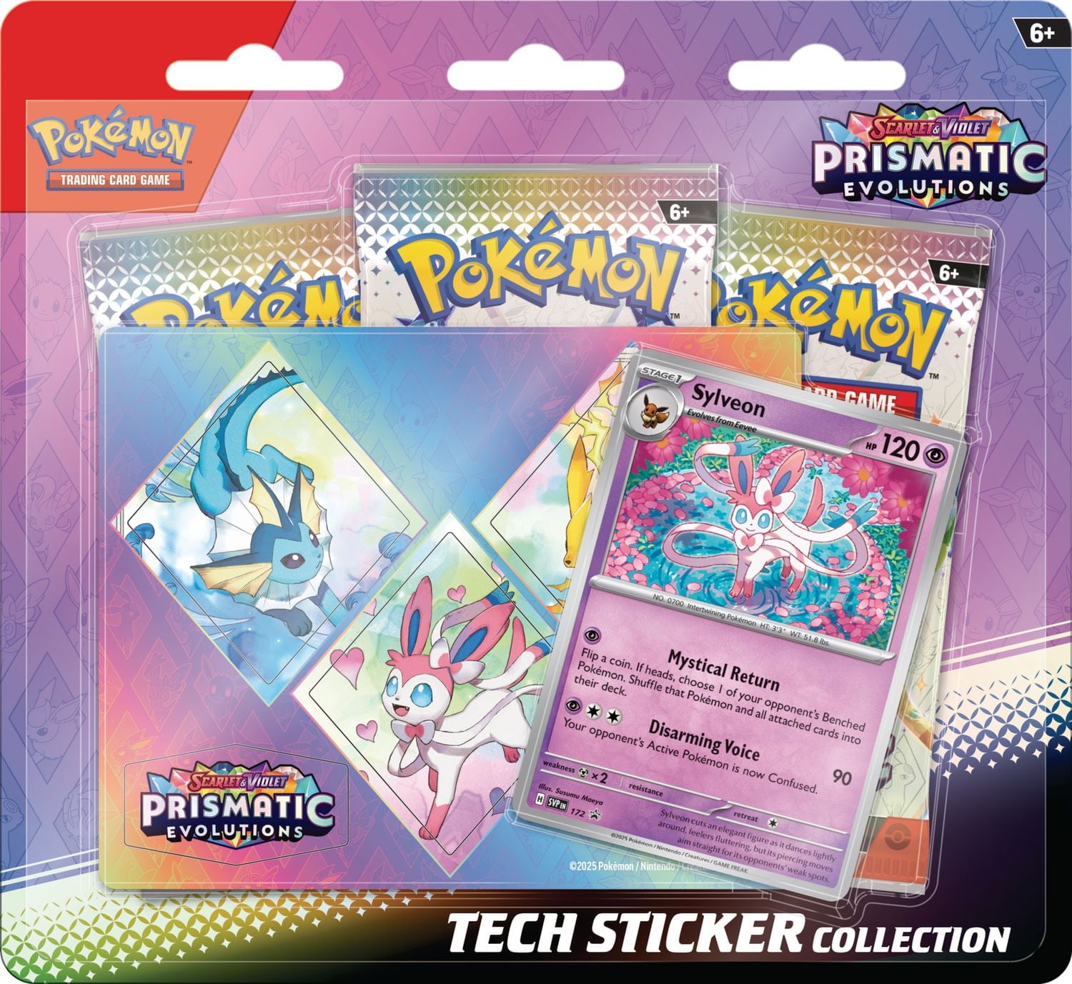 Pokémon TCG: Scarlet & Violet—Prismatic Evolutions Tech Sticker ...