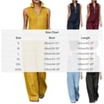 Tqcoqu Womens Sleeveless Jumpsuit Contrast Stitching Zip Stand Collared ...