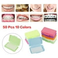 Braces Wax for Teeth, 10 Box Dental Flavoured Relief Ortho Wax Brace ...