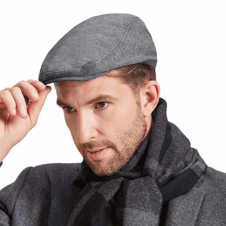 Zando Men's Newsboy Caps Ivy Gatsby Flat Cap Vintage Beret Hat Newsboy ...