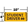 TOTOMO Student Driver Magnet Sign for Car 10"x4" 3 Pack SDM-07 ...