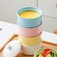 1 Pcs Ramekins with Lids, Oven Safe Ceramics Ramekin Bowls, Porcelain ...