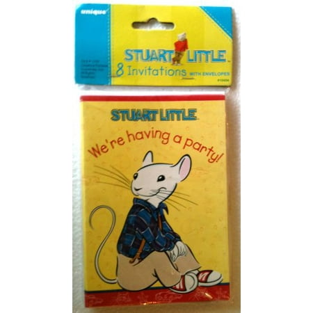 Stuart Little Party Invitation Cards With Envelopes (8 Count) | Walmart ...
