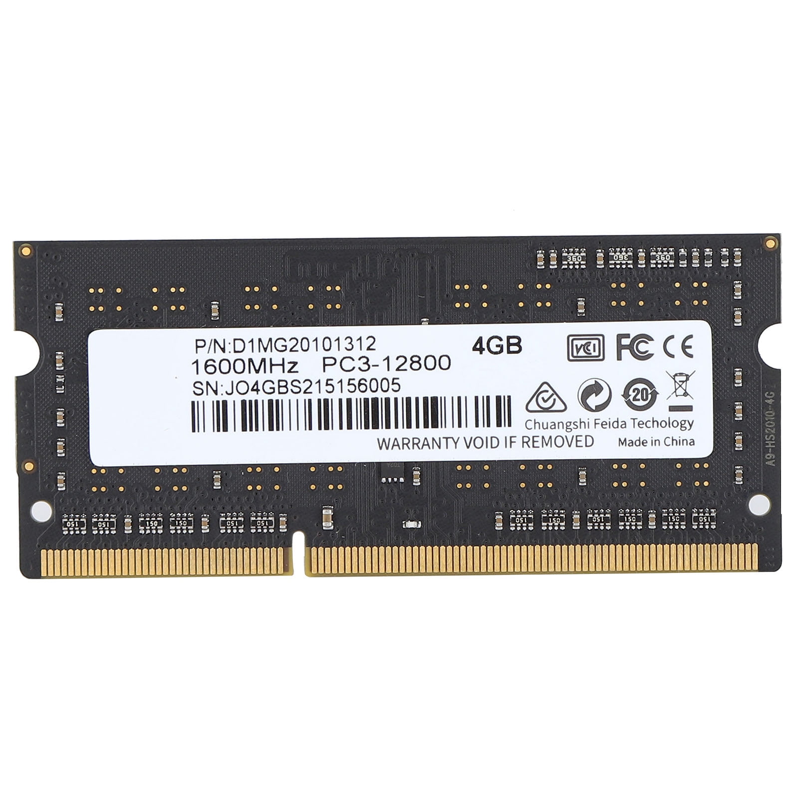 RAM DDR3 Aluminio delgado Alto rendimiento SODIMM DDR3‑1600MHz PC3 ...