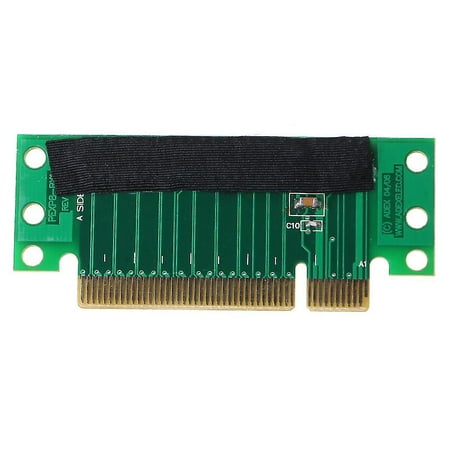 Pci Express 8x Riser Card 90 Degree Right Angle Riser Adapter Card ...