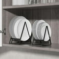SUNFICON 2 Pack Large Triangle Plate Holders Organizers Upright Cabinet ...