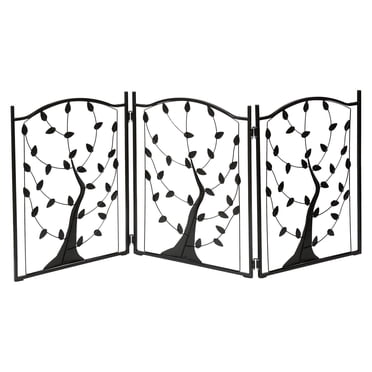 Freestanding Metal Folding Pet Gate, Large Portable Panels for Dog ...