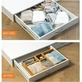 5-Piece Bamboo Drawer Organizer Boxes, Desk Storage Box Kit, Drawer ...