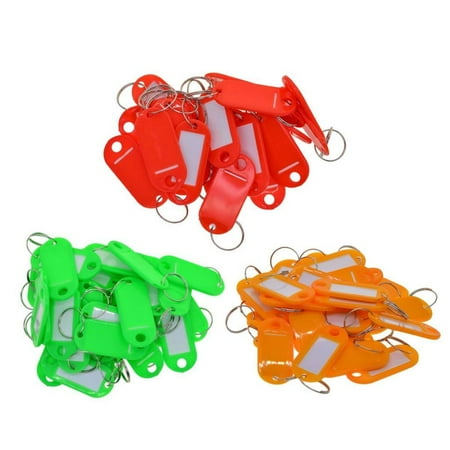 150 Pack Key Tags Metal Rings Id Name Label Keychain Key Identifiers ...