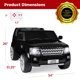Best Choice Products 12V 3.7 MPH 2-Seater Licensed Land Rover Ride On ...