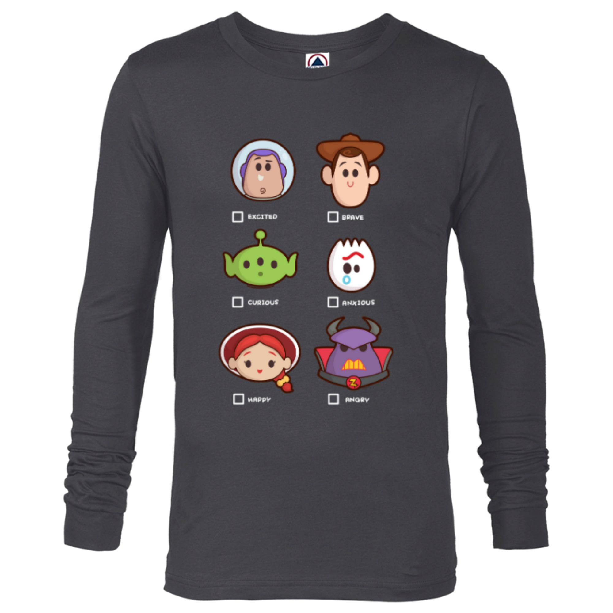 Disney and Pixar’s Toy Story Emoji Moods - Long Sleeve T-Shirt for Men ...