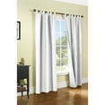 Winmate Insulated Cotton Tab Top Curtain Panel - Pair each 40" x 63" in ...