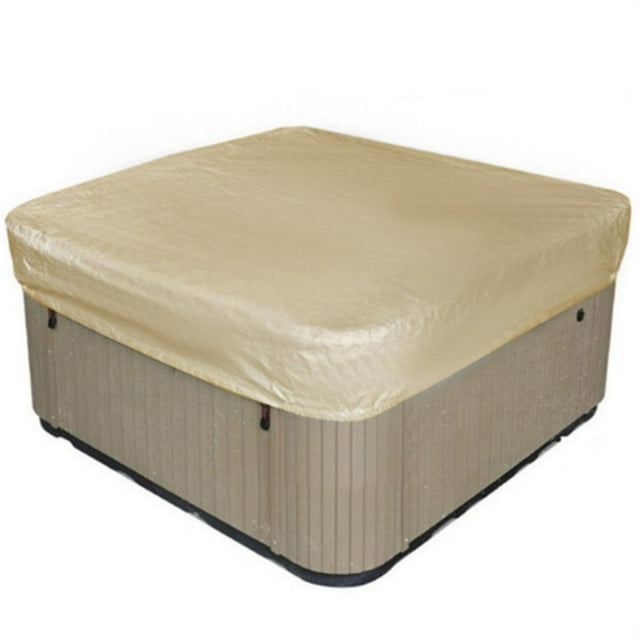 Holocky Hot Tub Cover Cap Heavy Duty 210D Oxford Fabric Spa Sun Shield ...