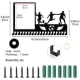 1Set Iron Medal Holder 20 Hook Medal Display Hanger Rack with Photo ...