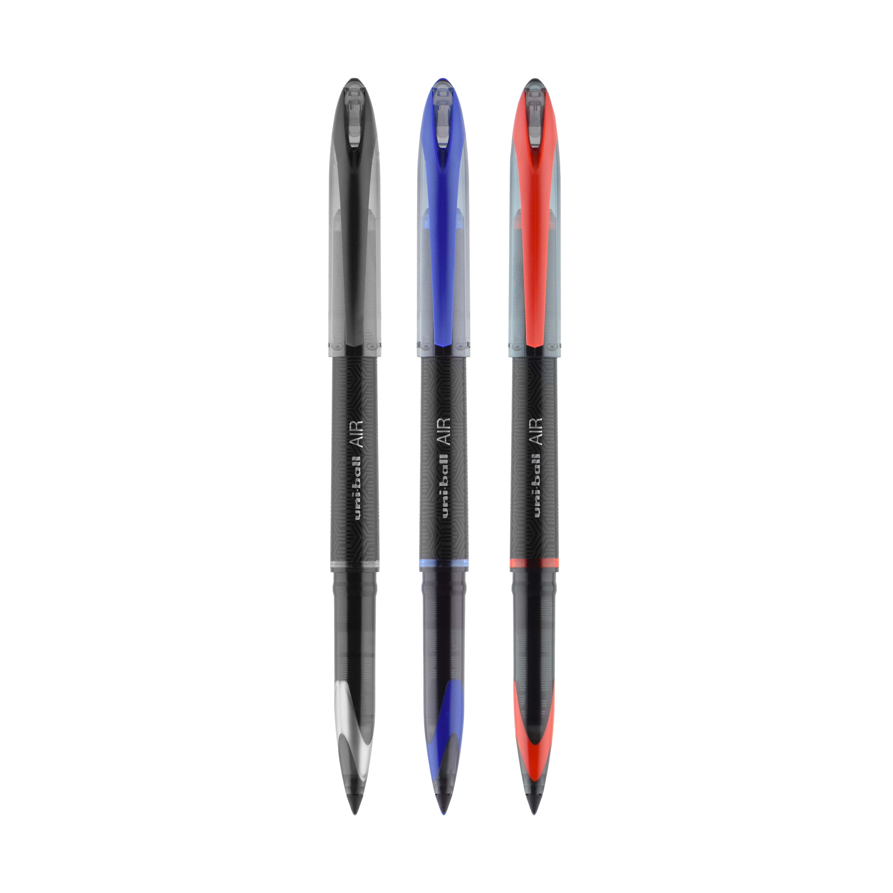 Uniball Air Porous Point Pens, Medium Point (0.7mm), Assorted Ink, 3 ...